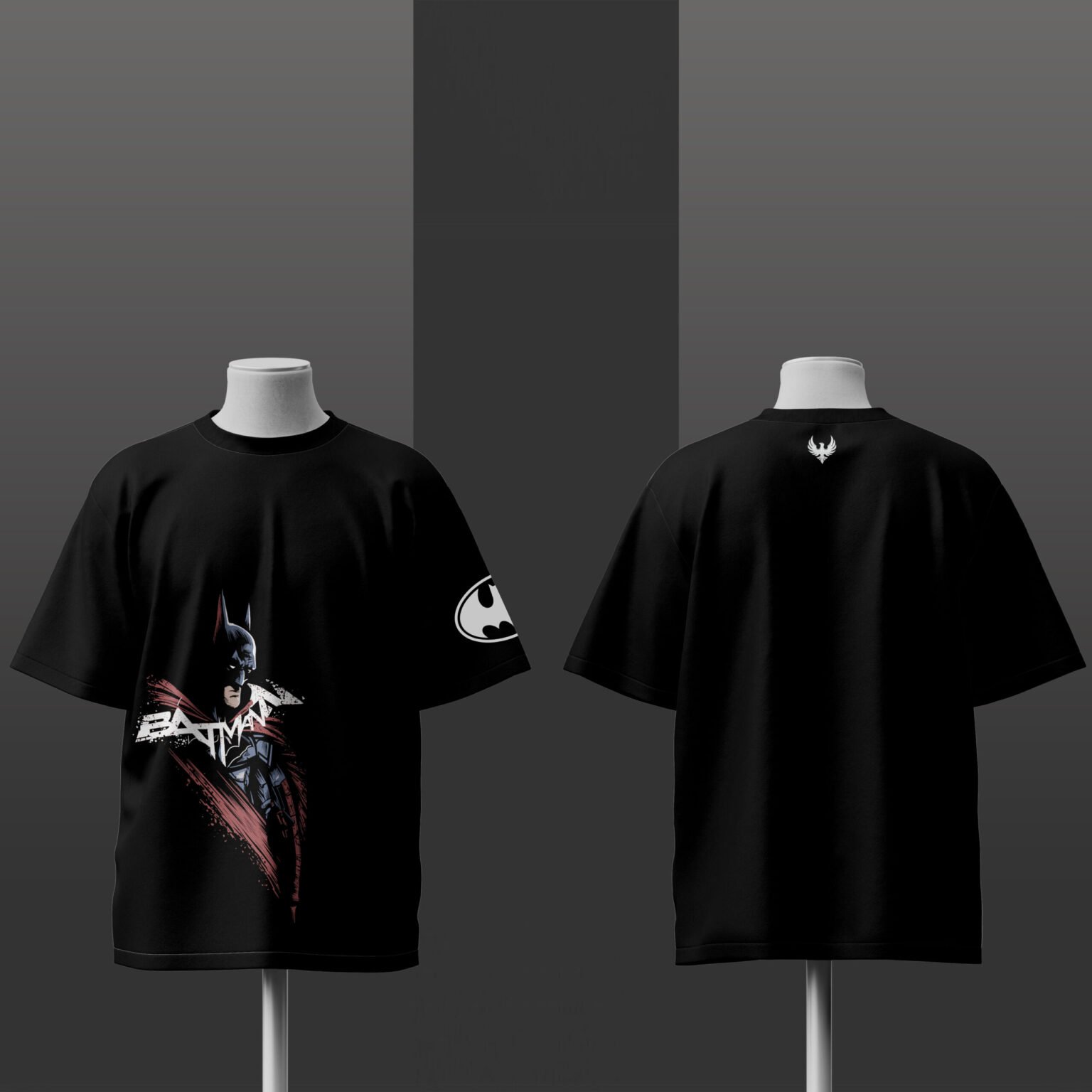 Knight Mode: Batman Oversized T-Shirt –Vigilante Art | LUMOS